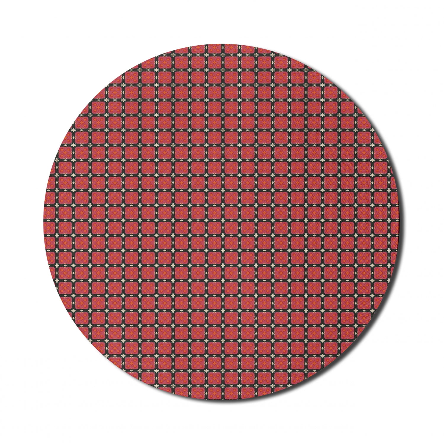 Abstract Mouse Pad for Computers, Repeating Geometric Grungy Vintage ...