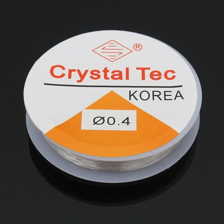 0.4-1.0mm Crystal Tec Clear Beading Elastic Stretch Wire String ...