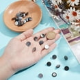 30Pcs Shell Shank Buttons 11mm Black Shank Button Mother of Pearl ...