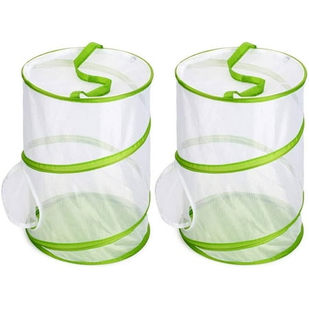2 Pack Insect and Butterfly Habitat Terrarium Pop-up Monarch Butterfly ...