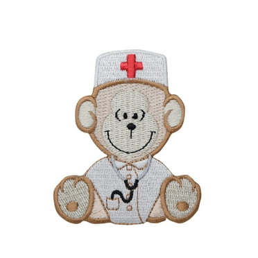 Red Caduceus - Medical Staff/Snakes - Symbol - Iron on Applique ...