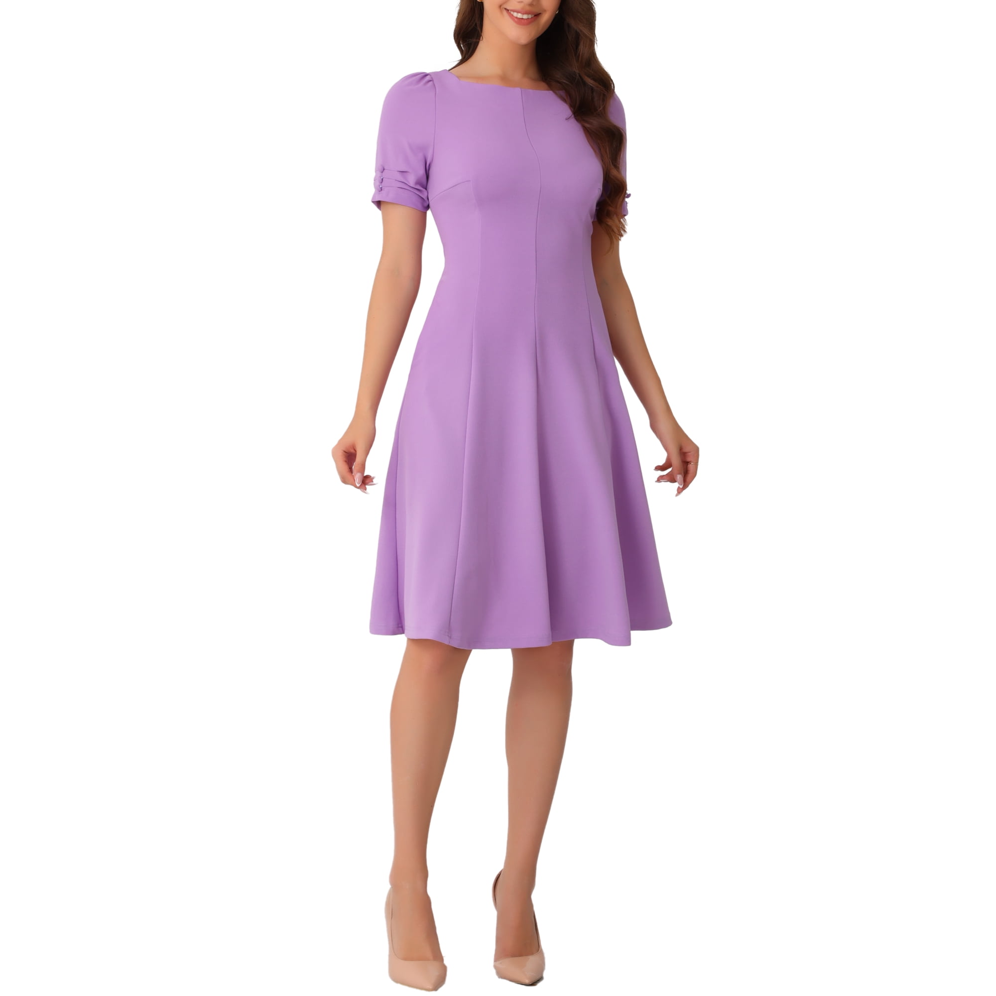 Click here for Inspire Chic Edition Womens A-Line Work Square Nec... prices