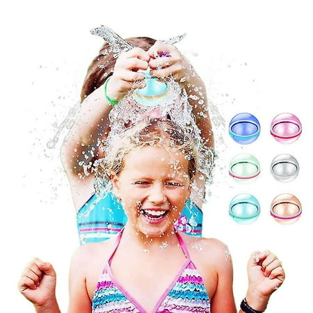 Reusable Water Bomb Splash Balls Balloons Absorbent Ball Outdoor Pool ...