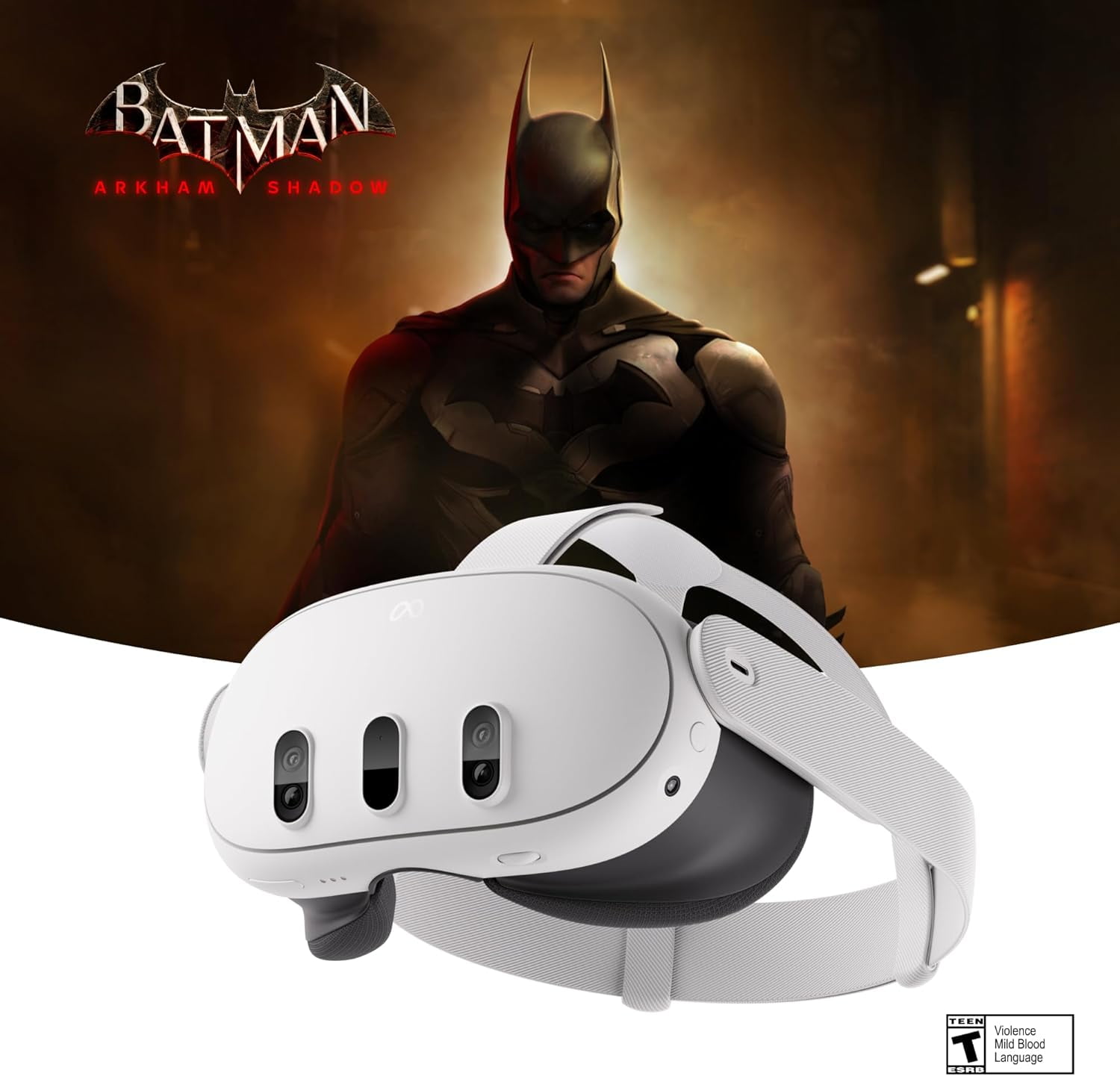 Headset de Realidad Virtual Meta 512GB 4K Incluye Batman Arkham Shadow ...