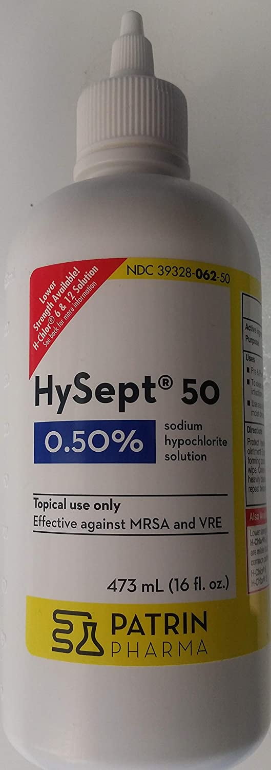 Patrin Pharma Hysept 0.25% Antimicrobial Wound Cleaner, 16 Fl. Oz ...