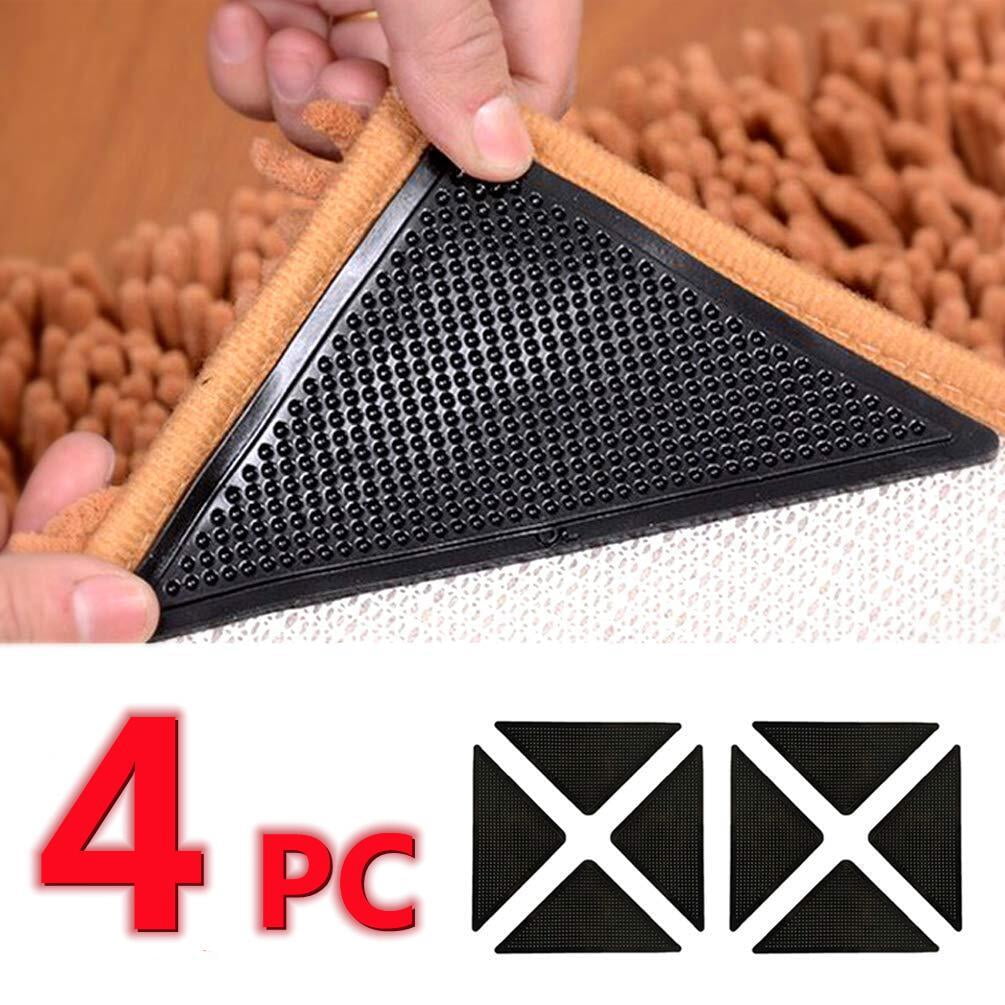 Reusable Corner Area Carpet Rug Grippers-Prevents Curling,Moving ...