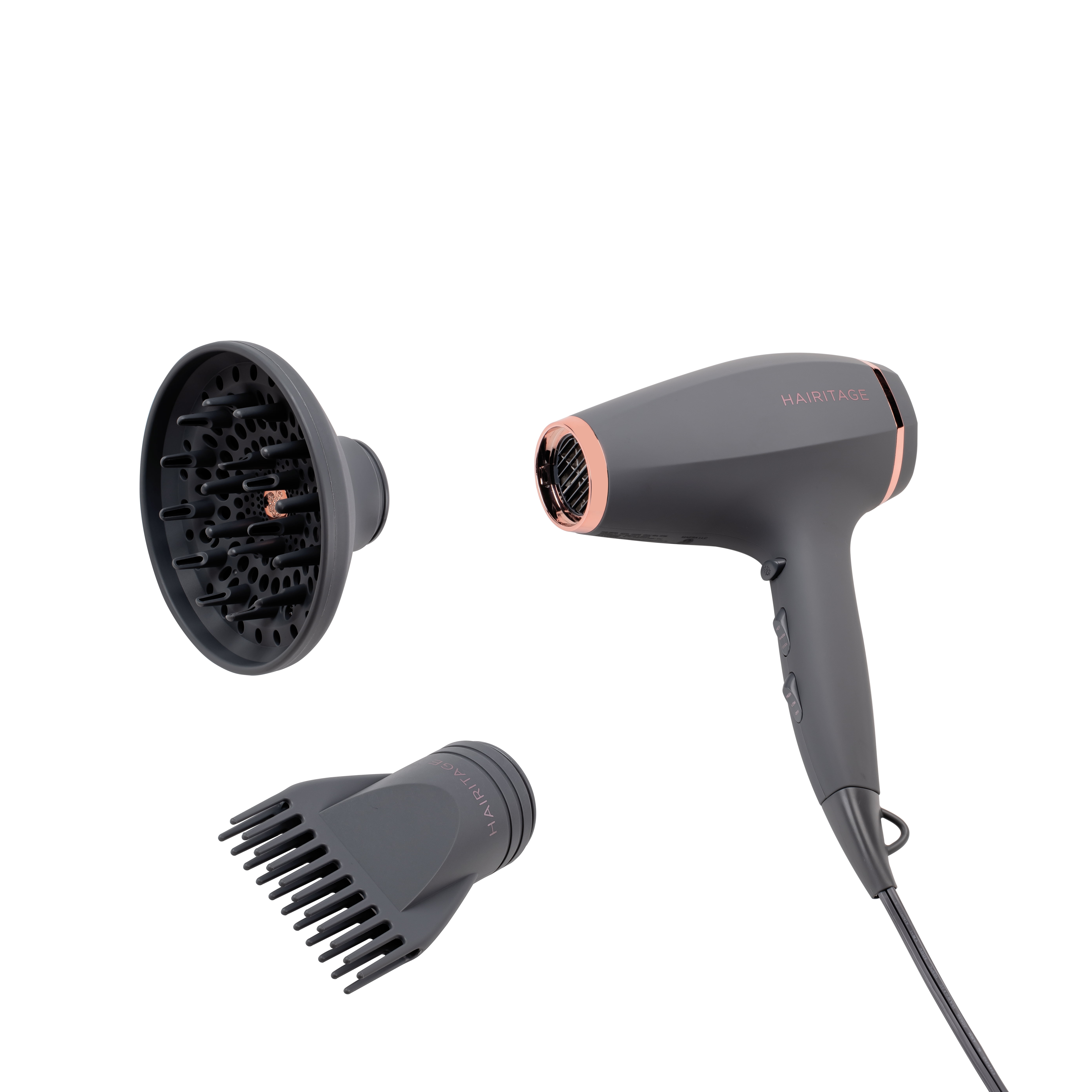 Hairitage Stretch It Out Hair Comb Attachment | Hair Dryer Salon Tool ...