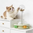 Cat Treat Dispenser Puzzle Toy | Interactive Feeder Track Ball ...