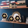 4pcs Wood Coin Boxes with Base Commemorative Coin Collection Supplies ...