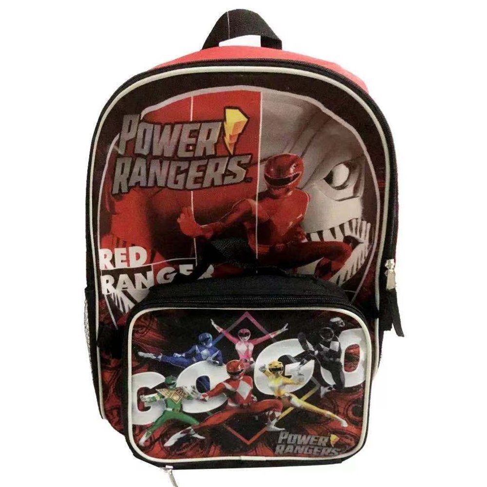 Hasbro - Power Rangers 16" Backpack with Detachable Lunchbox - Walmart ...