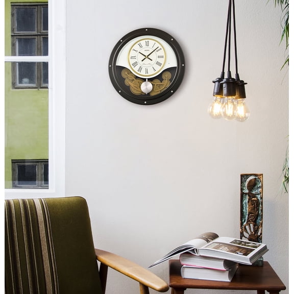 Seiko Midnight Royale Melodies In Motion Musical Wall Clock, Oval ...