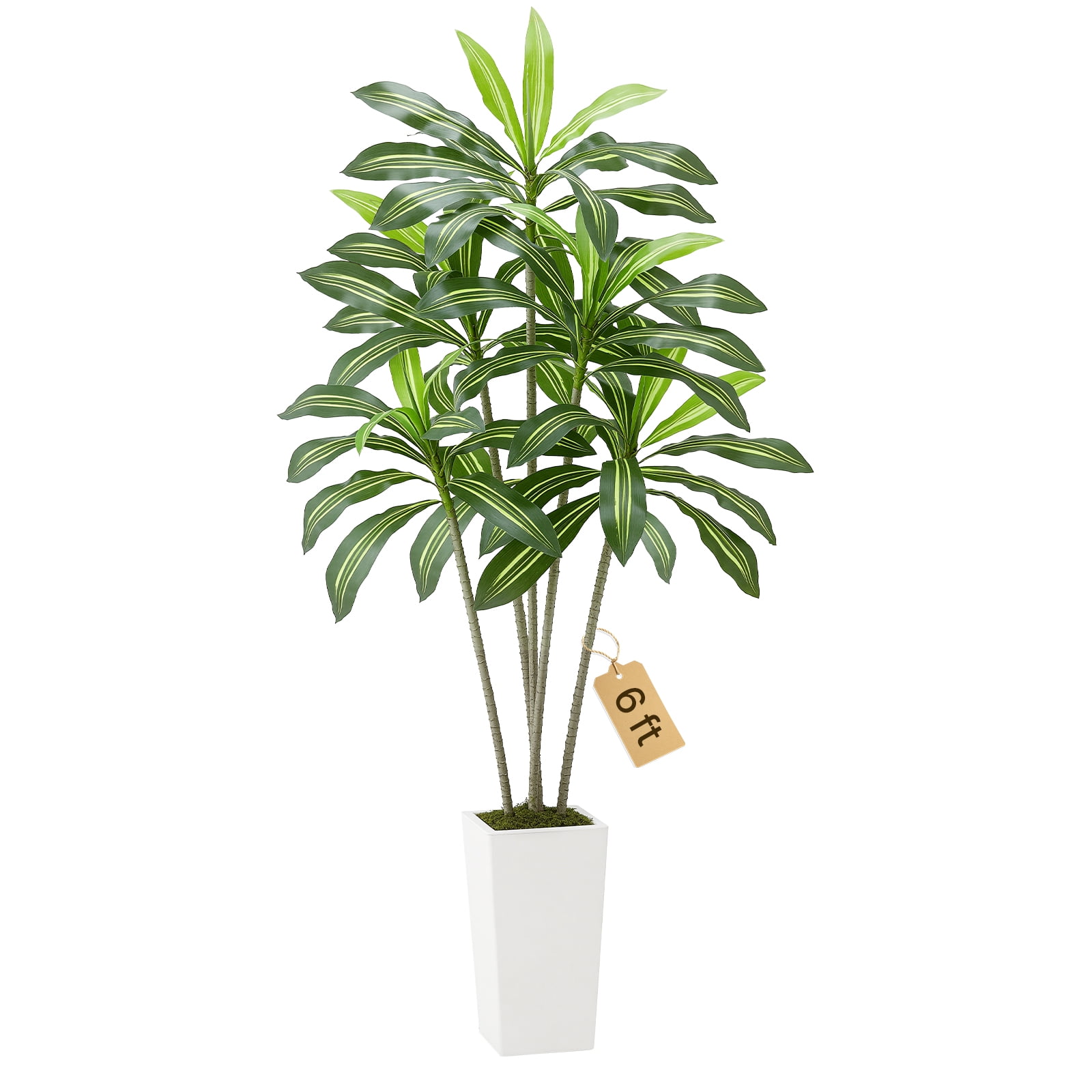 Click here for Vevor 6ft Artificial Dracaena Tree Fake Plant With... prices