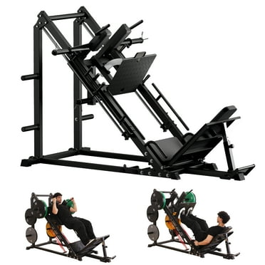 Signature Fitness Commercial Grade Plate Loaded Adjustable Leg Press ...