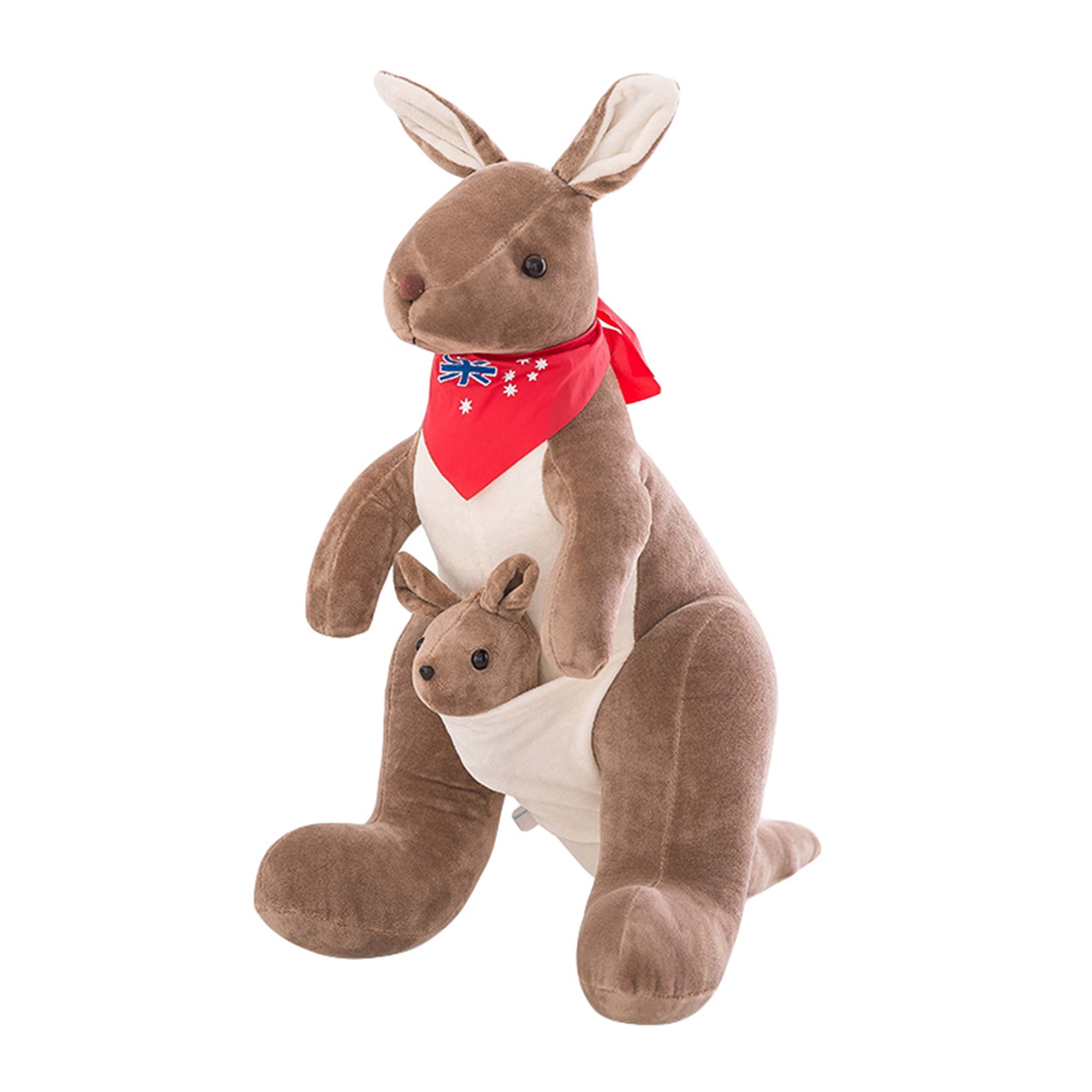 TFFR Creative Doll Toy, Cartoon Kangaroo Mom Kids Doll Cute Ornament ...