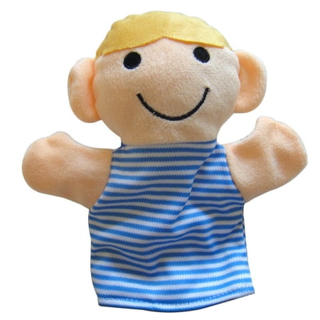 Cartoon Hand Puppets Adorable Family Hand Doll Toy Plush Storytelling ...