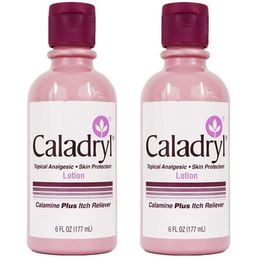 Caladryl Topical Skin Protectant Calamine Plus Itch Reliever Lotion ...