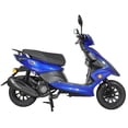 "X-Pro 150cc Gas Moped Scooter, 10"" Alum Wheels, Electric Start, Large ...