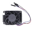 Brushless CPU Cooling Fan With Aluminum Heatsink Low Noise Radiator ...