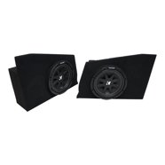 2016 - UP Ford Mustang Coupe Kicker Comp C10 Dual 10" Custom Sub Box Final 2 Ohm - Walmart.com
