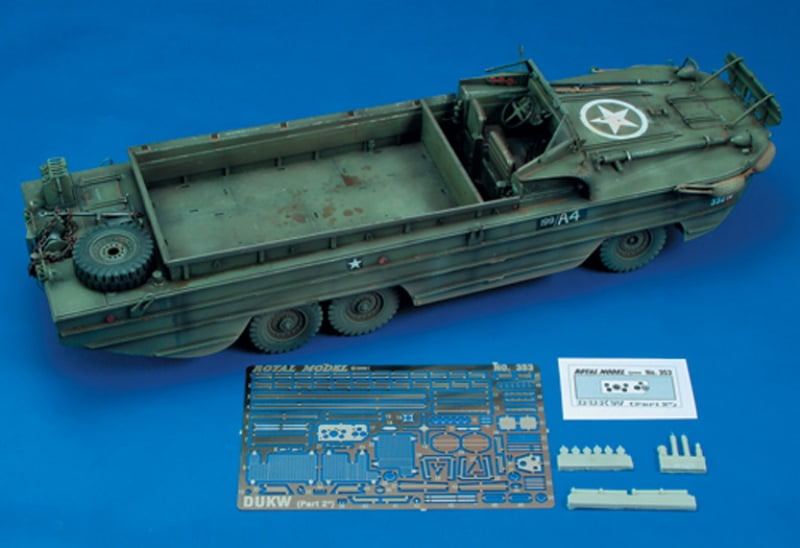 Royal Model 1:35 DUKW (Part 2) For Italeri kit - PE Resin Detail Set ...