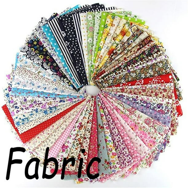 WSBDENLK Clearance Home Decor 60Pcs Cotton Craft Fabric Bundle ...