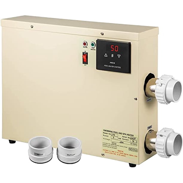 VEVOR 11KW 240V Electric Pool Heater Swimming Pool Electric Heater ...