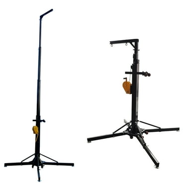 EQCOTWEA Crank Stand with Outriggers Stage Lighting Truss System with 4 ...