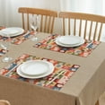 Christmas Placemats Set Of 4, 12x18 Inch, Heat Resistant & Washable ...