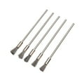 5pcs 3mm Shank 100mm Brass Stainless Steel Wire Brushes Cleaning ...