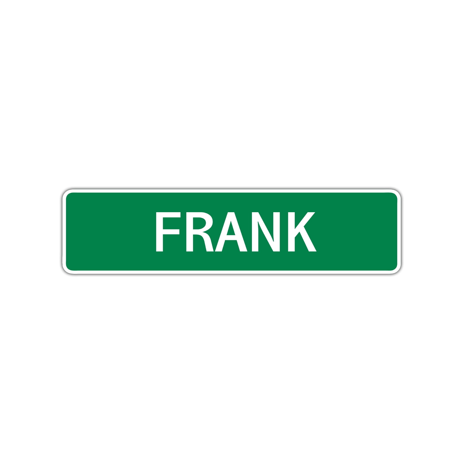 Frank Boys Children Name Letter Printed Label Indoor Outdoor Wall ...