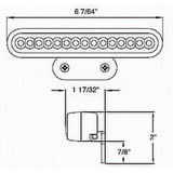 LED Accent Light Bar Adjustable White DRL Daytime Running Driving ...