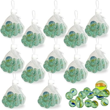 Mega Game Replacement Marbles - 150 Pieces- 6 Colors of 14mm Glass ...