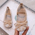 Byoo Girls Mesh Mary Jane Flats Shoes Floral Embroidered Elastic Strap ...