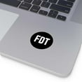 4 2.5" Sticker Round FDT Durable Vinyl Stickers - 4 Pack, 2.5" Round ...