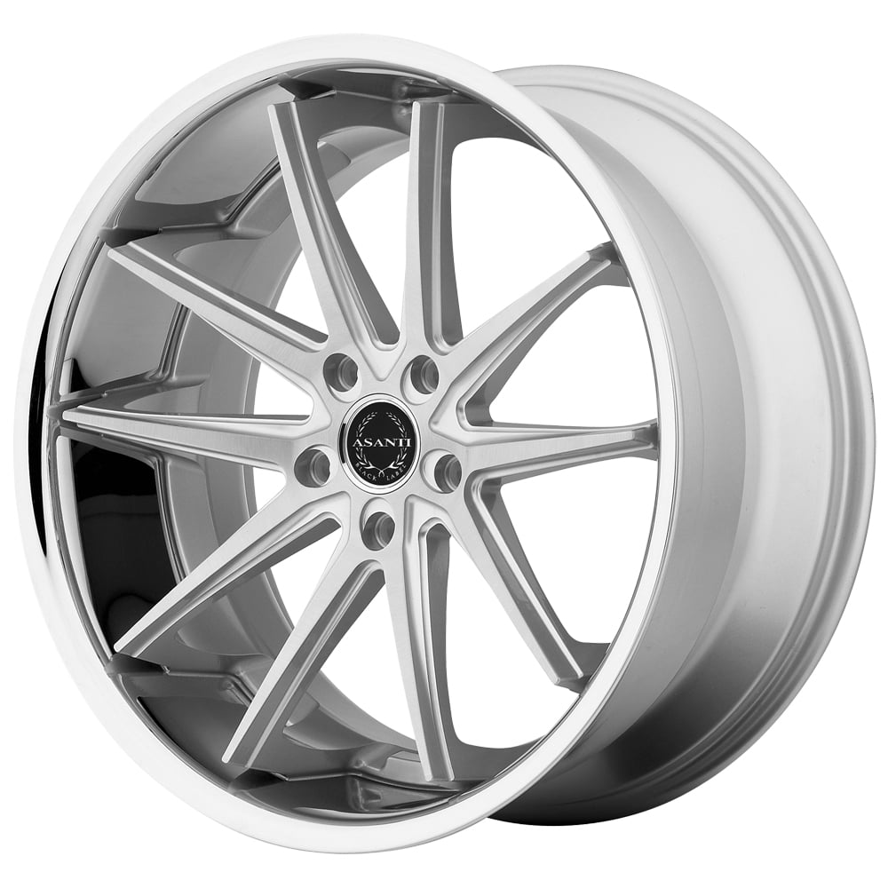 Asanti ABL-5 Altair 22x10.5 5x120 +38mm Silver/SSL Wheel Rim 22" Inch ...