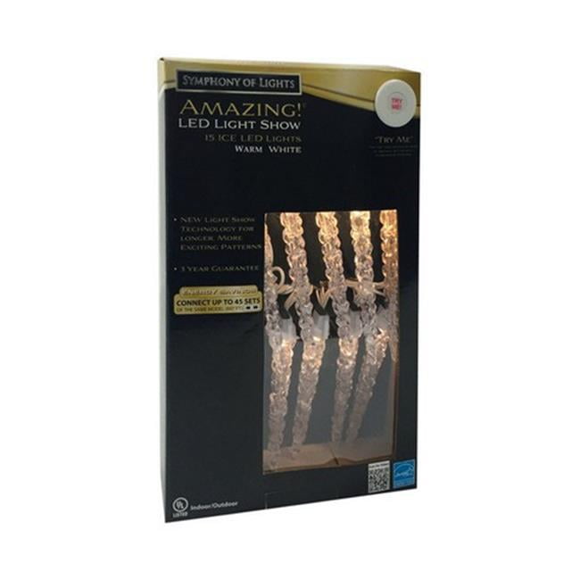 Brite 39-469-23 Brite Star Icicle Lights in White | Walmart Canada