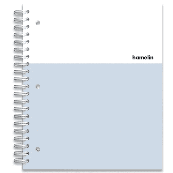 Graph Paper Spiral Notebook