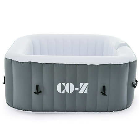 Inflatable Hot Tub 5ft Indoor Outdoor Spa with 120 Jets Heater Cover ...