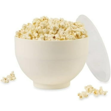 Popco Microwave Popcorn Popper, Collapsible Silicone Bowl, Purple, 15 ...