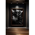 Affixzi Skull Biker Posters, Motorcycle Art Print, Wall Decor, Man Cave ...