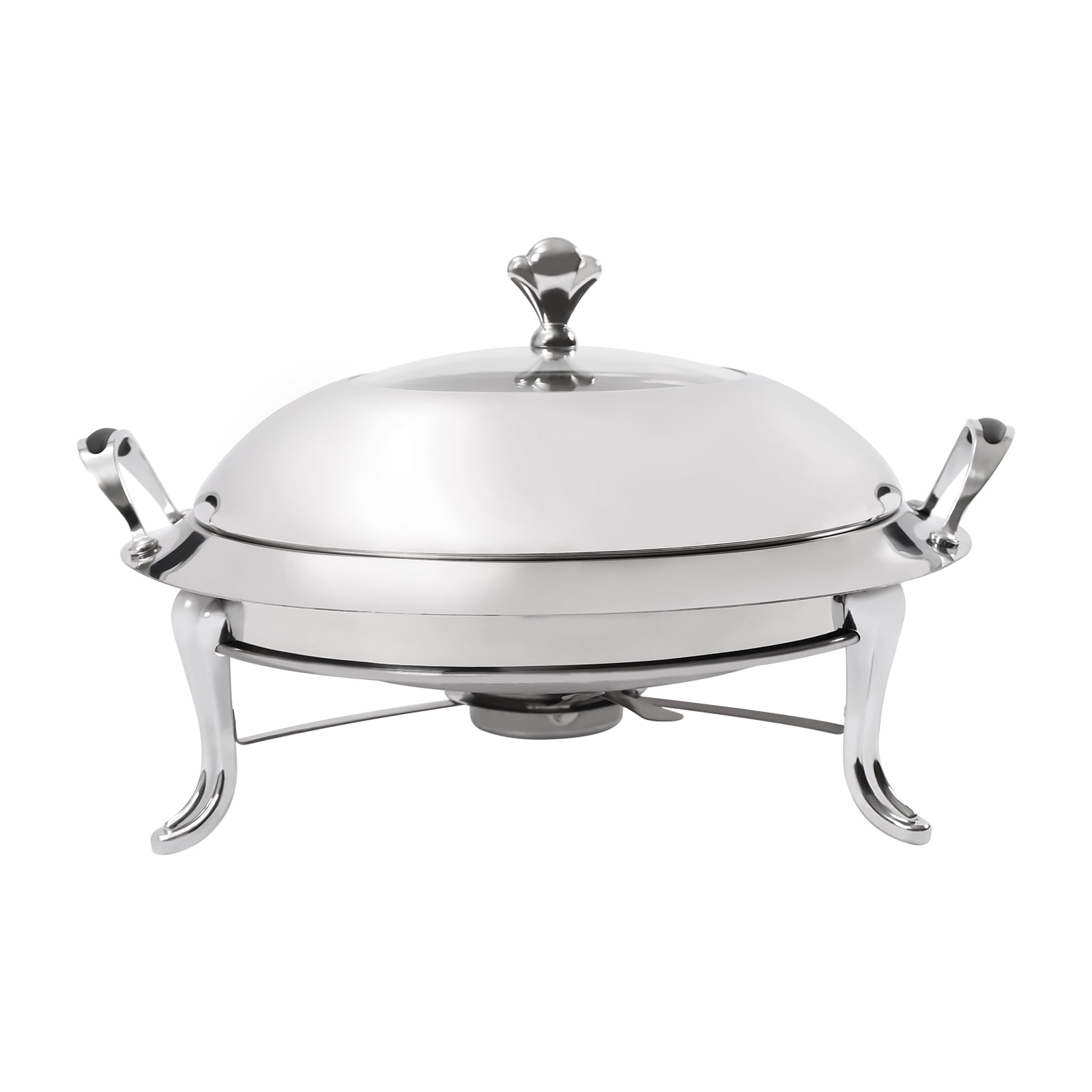 Round Chafing Dish, 3L/3.17QT Stainless Steel Chafer for Catering ...