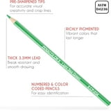 Pre-Owned Zenacolor 72 Colored Pencils Set - Numbered Coloring Pencils ...