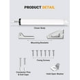 Storm Door Closer, Pneumatic Screen Door Closer, Adjustable Closing ...