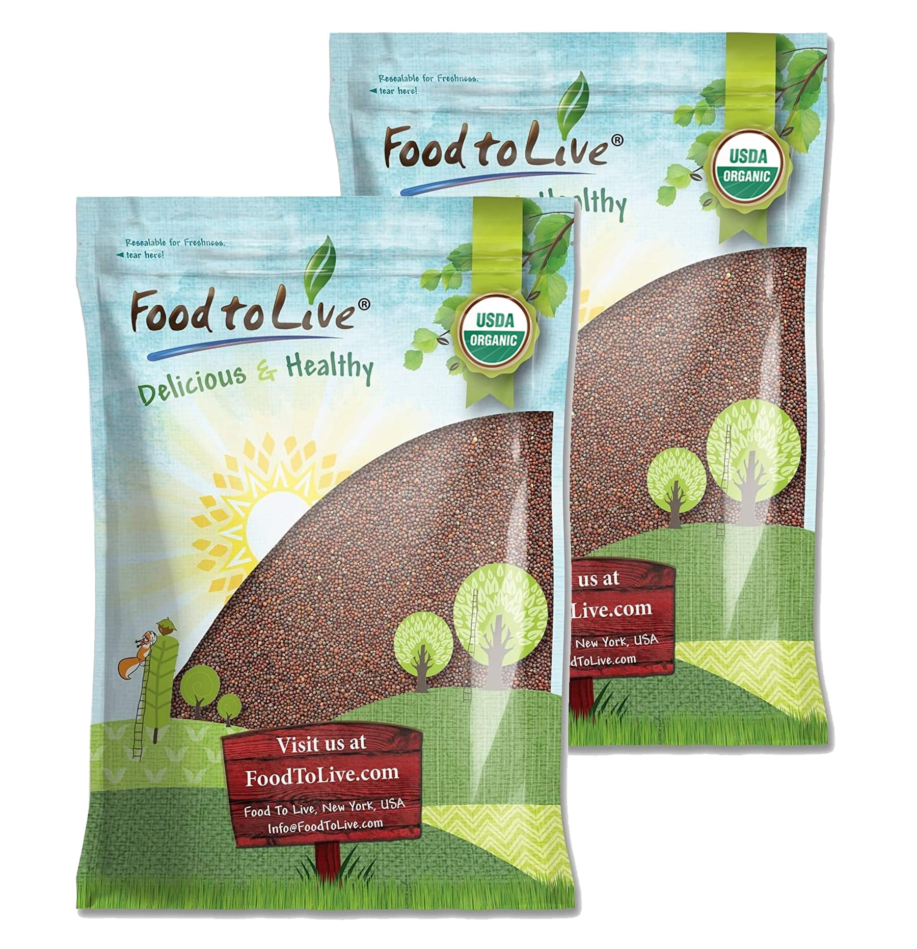 Organic Broccoli Sprouting Seeds, 18 Pounds — Non GMO, Kosher ...