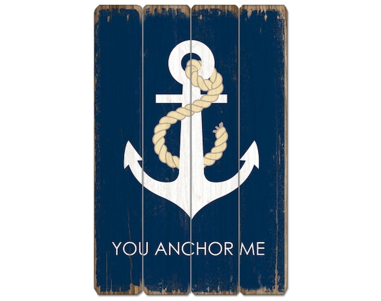 "Anchor Me " Wooden Sign - Walmart.com