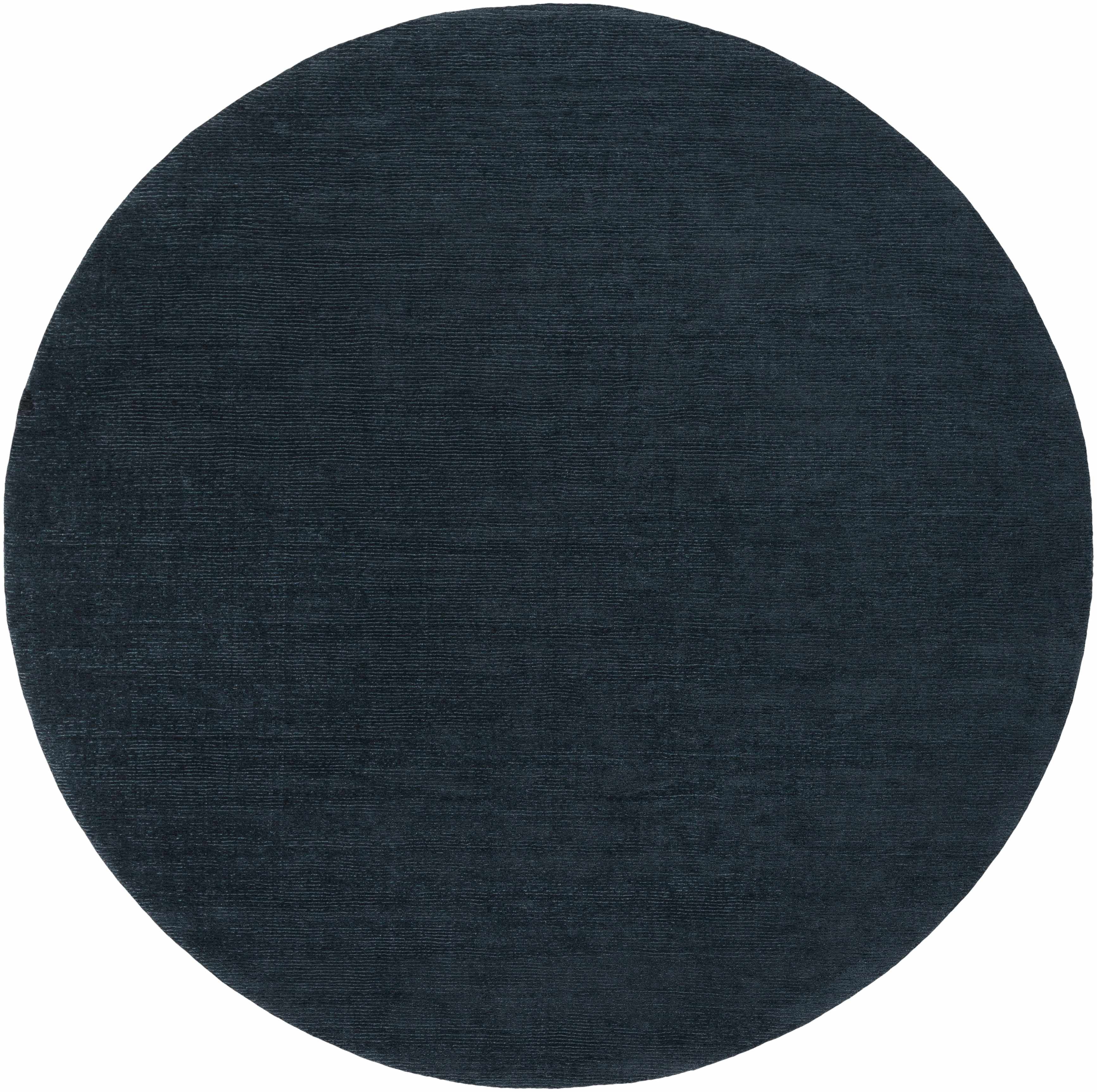 Brockton Solid Wool Modern Farmhouse Round Area Rug - Suitable for ...