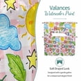 Children's Day Kitchen Curtains Sets 24 Inch Length with Valance ...