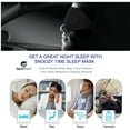 Snoozytime Sleep Mask for Adults, Blackout Eye Cover, Travel ...