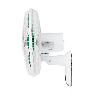 2 Pack Household Wall Mount Fans 16 Inch with Adjustable Tilt and 3 ...