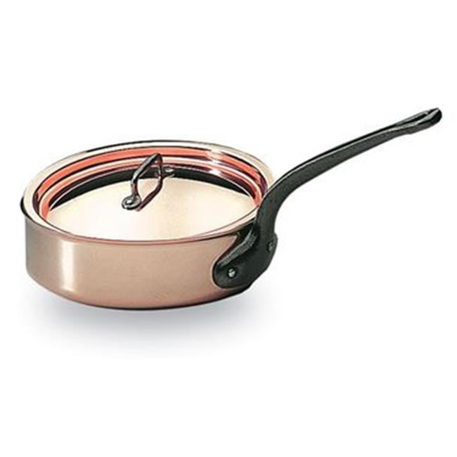 Copper Saute Pan With Lid 9.38 in. - Walmart.com